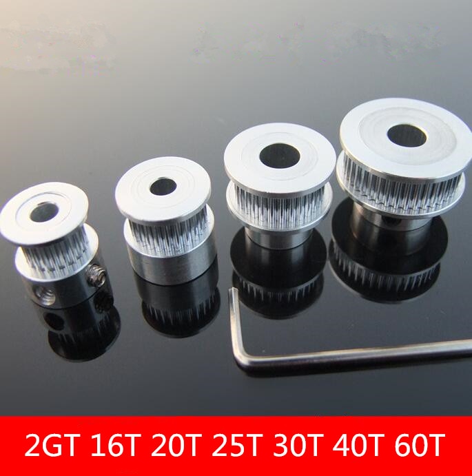 2GT 16 T 20 T 25 T 30 T 40 T Poelie aluminium Katr... – Vicedeal