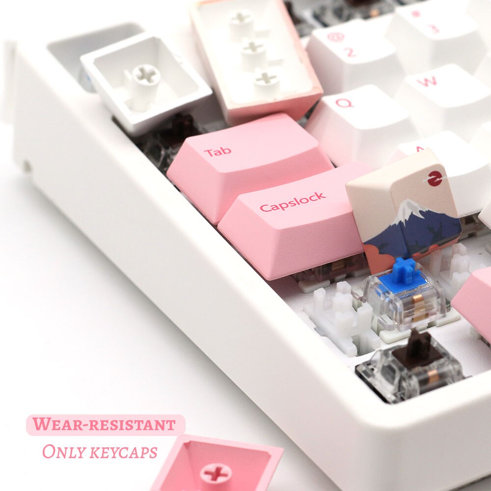 PBT Cherry 104 Keys Keycaps For 61/87/104 Keys Che... – Grandado