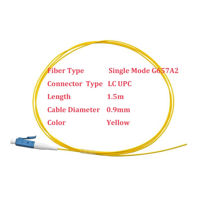 ]50Pcs LC UPC Optical Fiber Pigtail Single Mode Sx... – Grandado