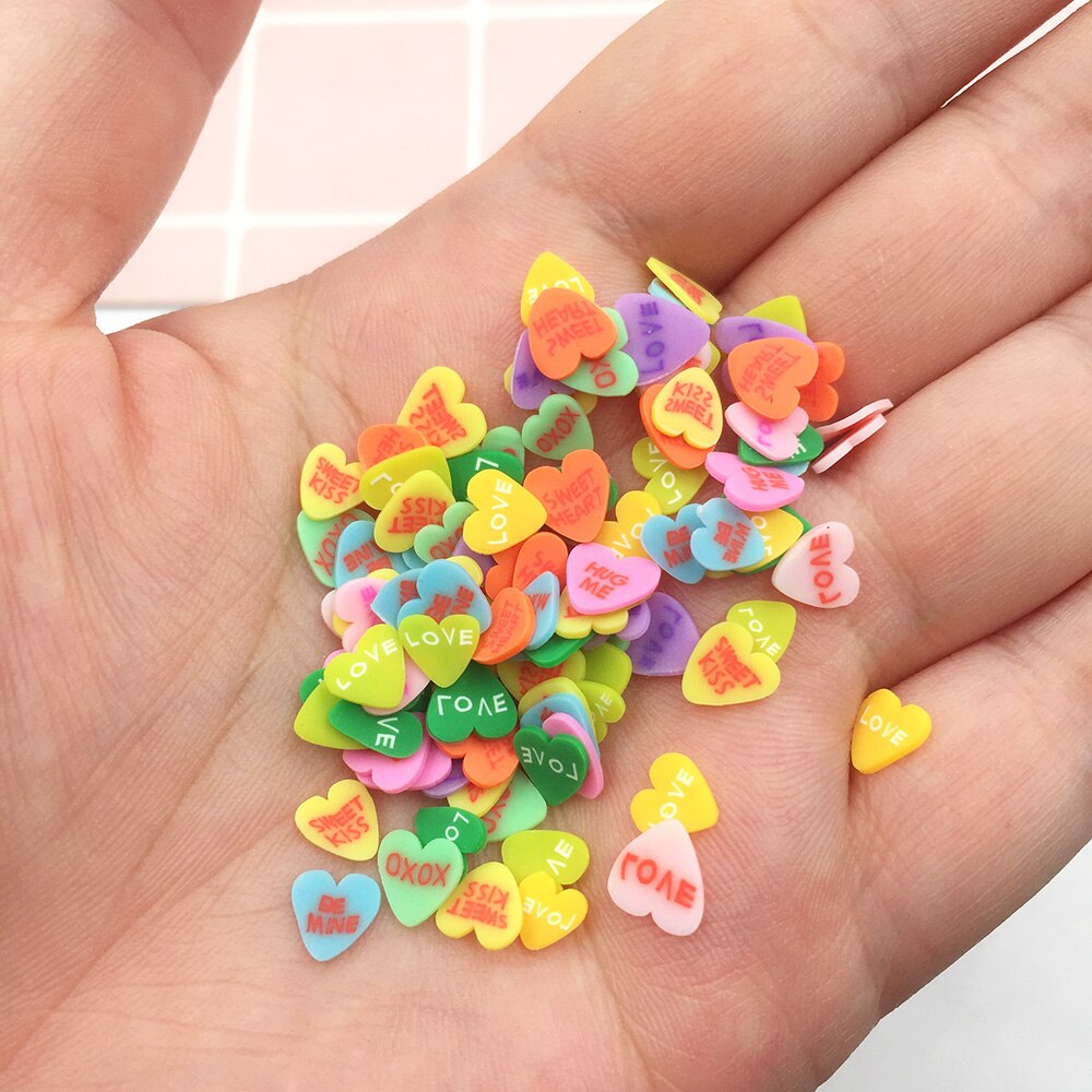 100G Multicolor Hug Me Liefde Zoete Kus Hart Slice... – Grandado