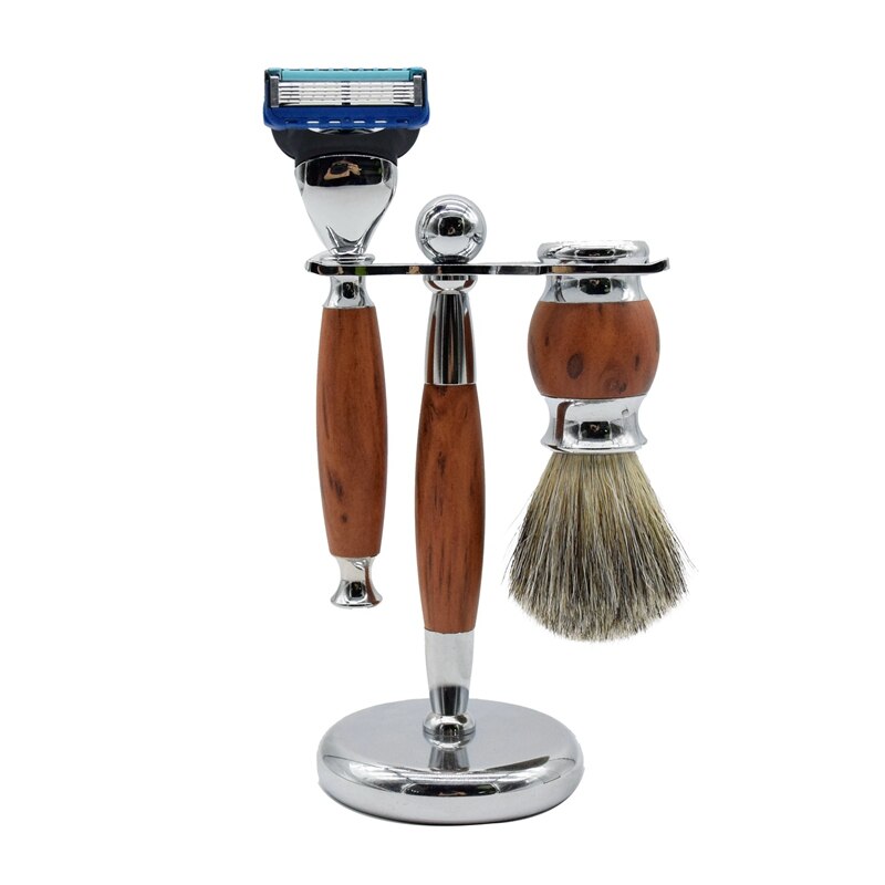 Men's Shaving Set, Safety Razor, Shaving Stand, So... – Grandado