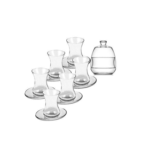 LAVA Turkey 12 pcs Black Tea Cup Saucer Sets Coffe... – Grandado