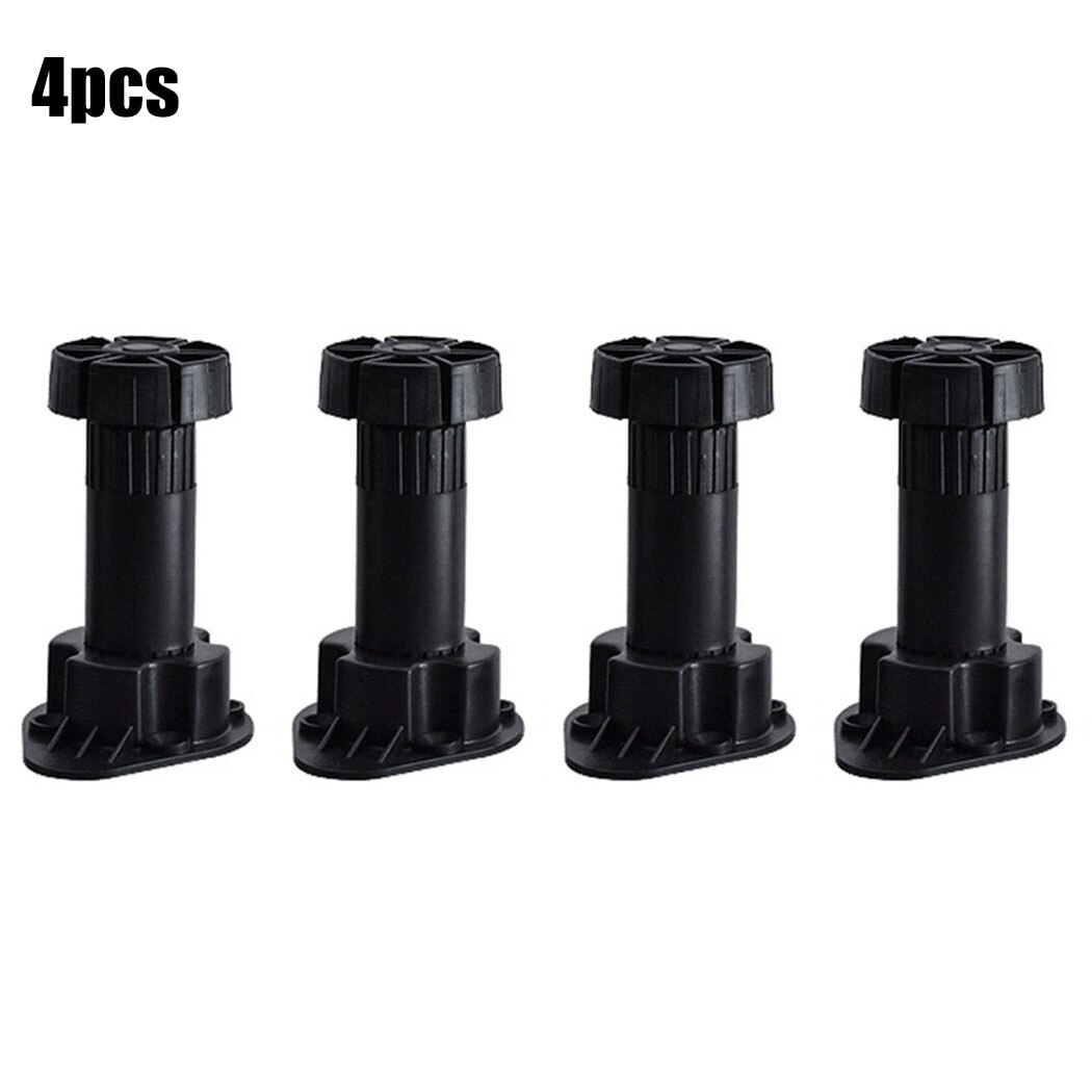 4 Pcs Adjustable Kitchen Cabinet Plinth Feet Furni... – Grandado