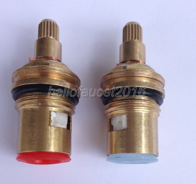 A Pair Replacement Brass Disc Tap Valve Quarter Tu... – Grandado