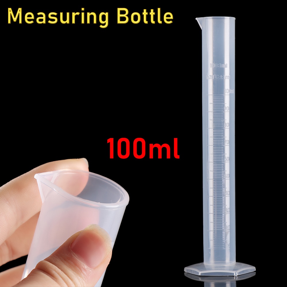 100ML Plastic Graduate Measure Bottle Hexagonal Ba... – Vicedeal