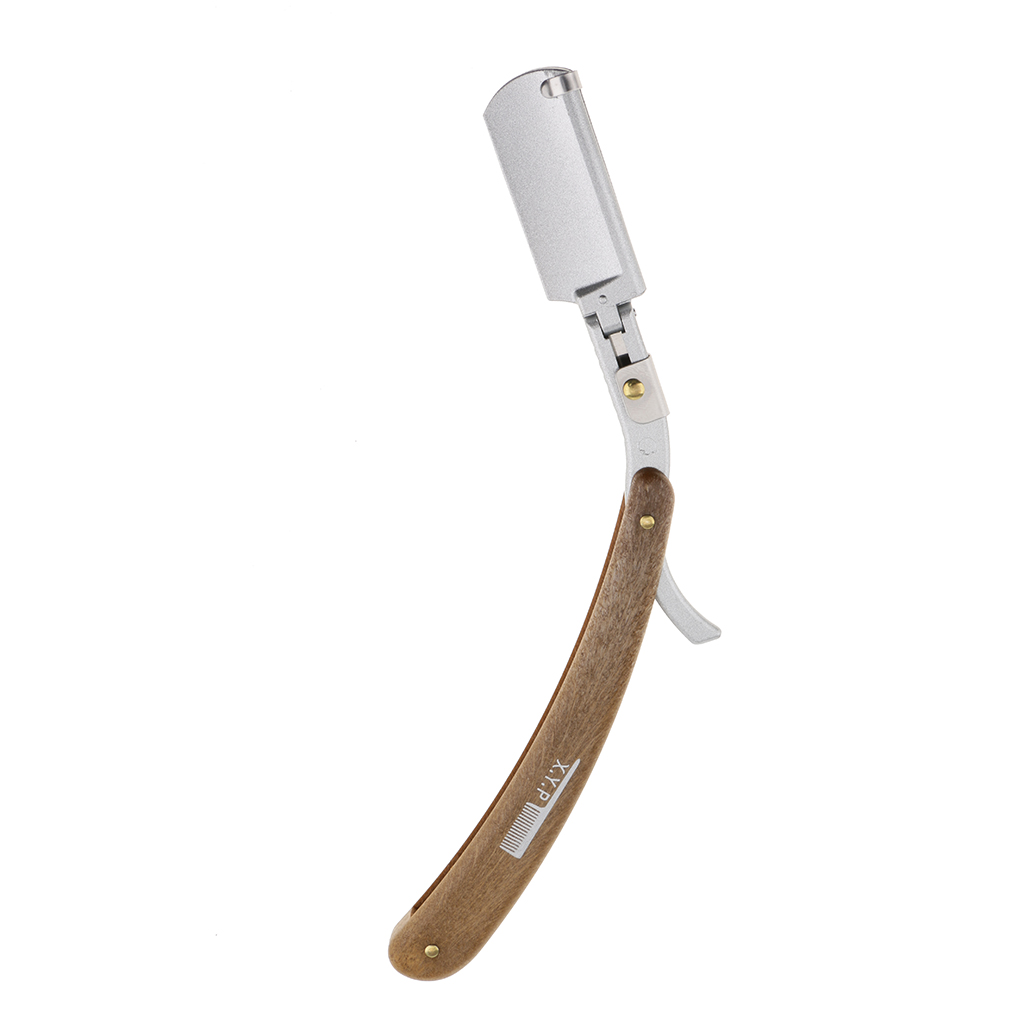 Vouwen Legering Houten Handvat Kapper Mannen Strai... – Grandado