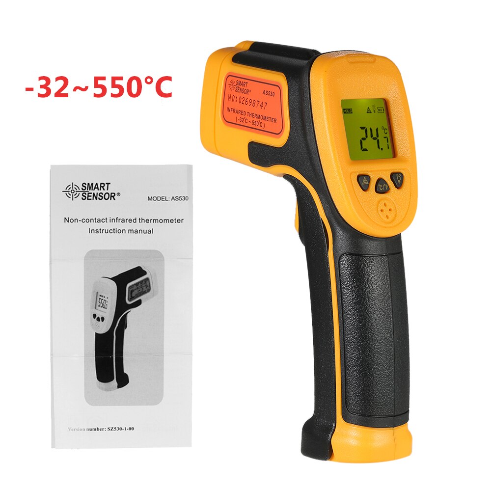 Industrial Infrared Thermometer -32~380℃ 12:1 Port... – Grandado
