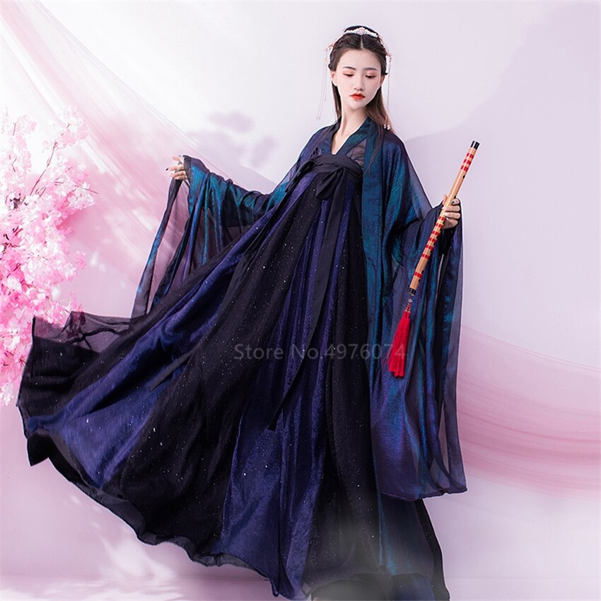 Chinese Traditional Culture Hanfu Big Wing Dance D... – Vicedeal
