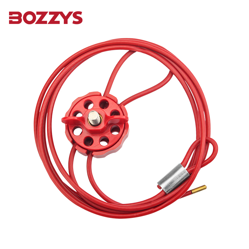 BOZZYS Adjustable Cable Lockout Tagout Locks Red N... – Grandado