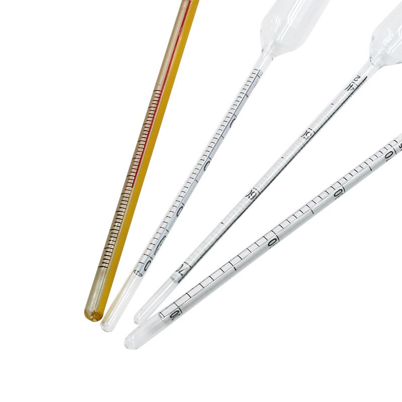 Alkohol vin hydrometer meter i trækasse alkoholmet... – Vicedeal