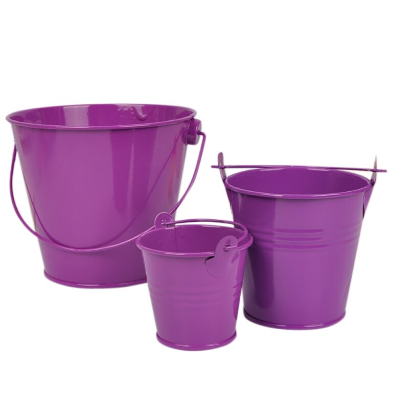 Mini Metal Buckets Colorful Tinplate Pails Candy B... – Grandado