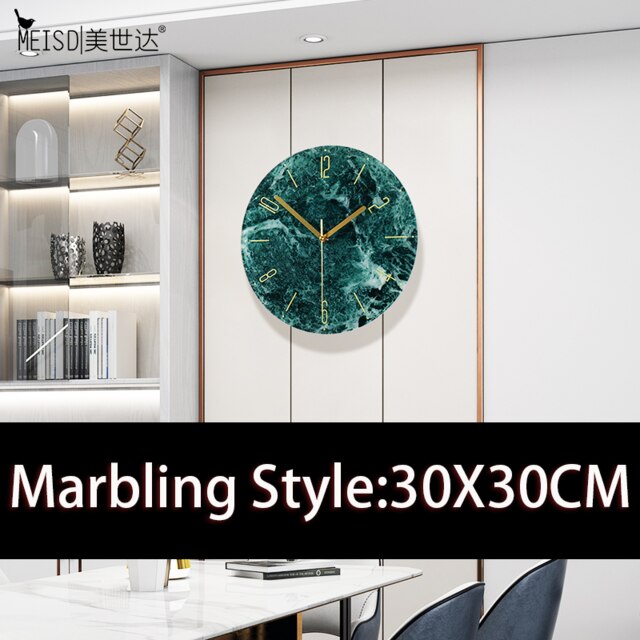 MEISD Wall Art Drawing Decorative Clock Modern Rou... – Grandado