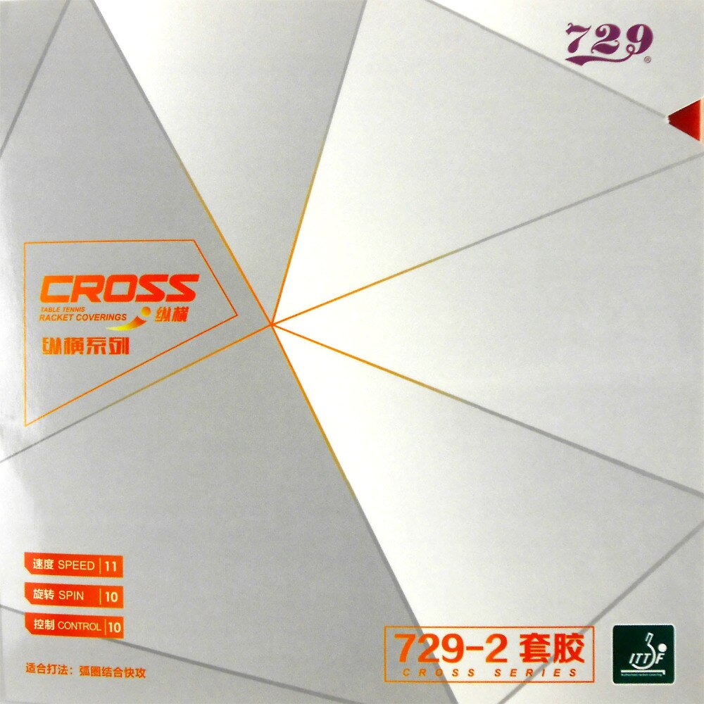 729 CROSS 729-2 Pips-In Table Tennis Rubber with S... – Grandado