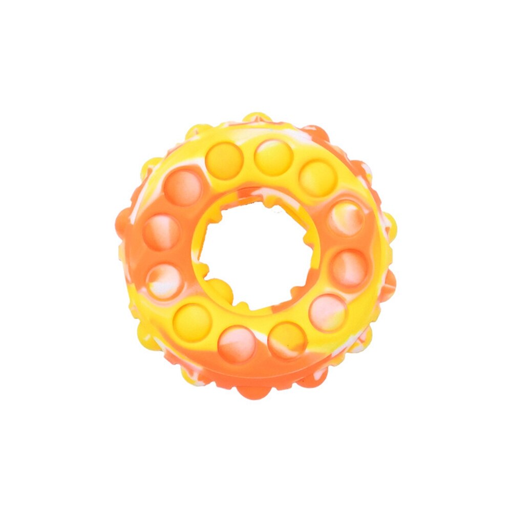 3D Donut Pop Fidget Toy Colorful Silicone Stress D... – Vicedeal