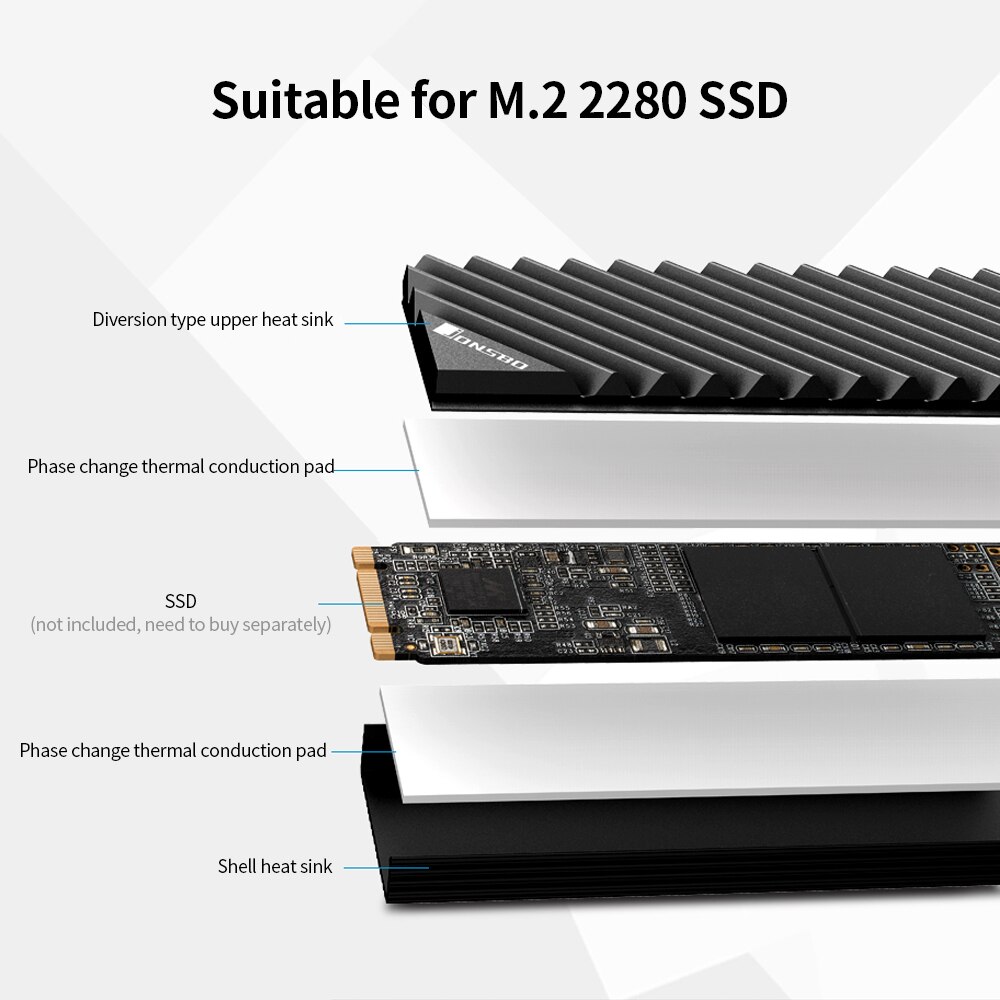 M.2-3 Radiator M.2 SSD Heat Sink Aluminum Heat Sin... – Grandado