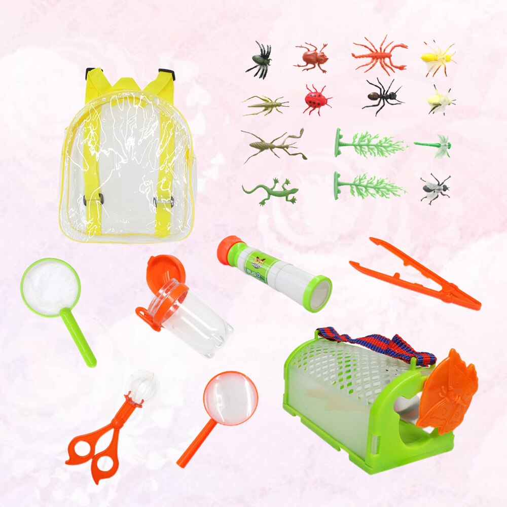 22Pcs Insects Toys Set with Telescope Insect Net O... – Grandado