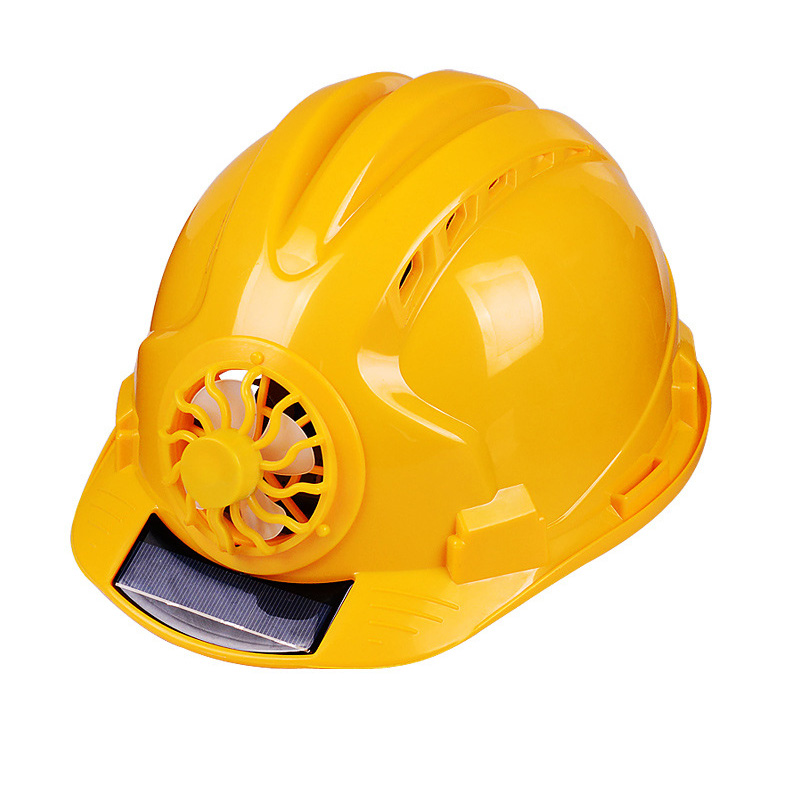 Solar Panel Fan Work Safety Helmet Outdoor Casco D... – Grandado