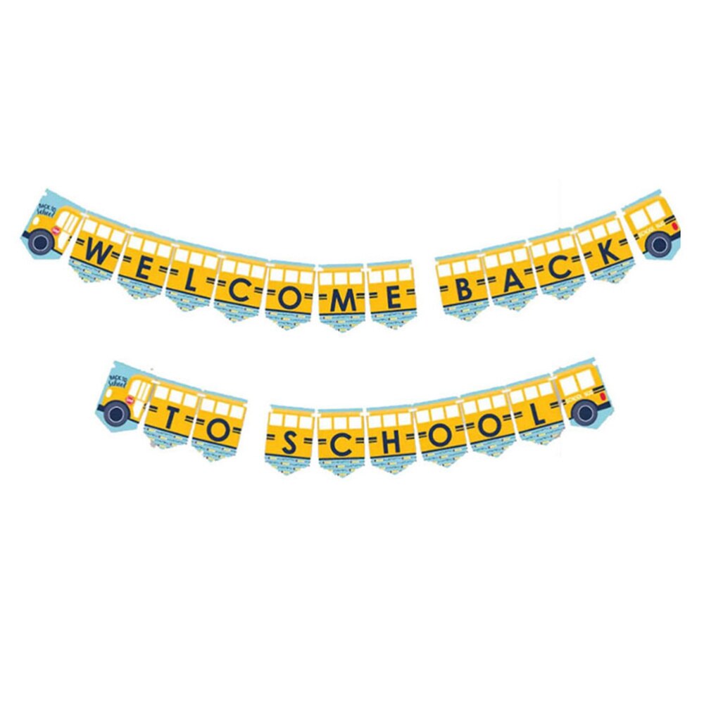 1 Set Welcome Back To School Flags School Season B... – Grandado