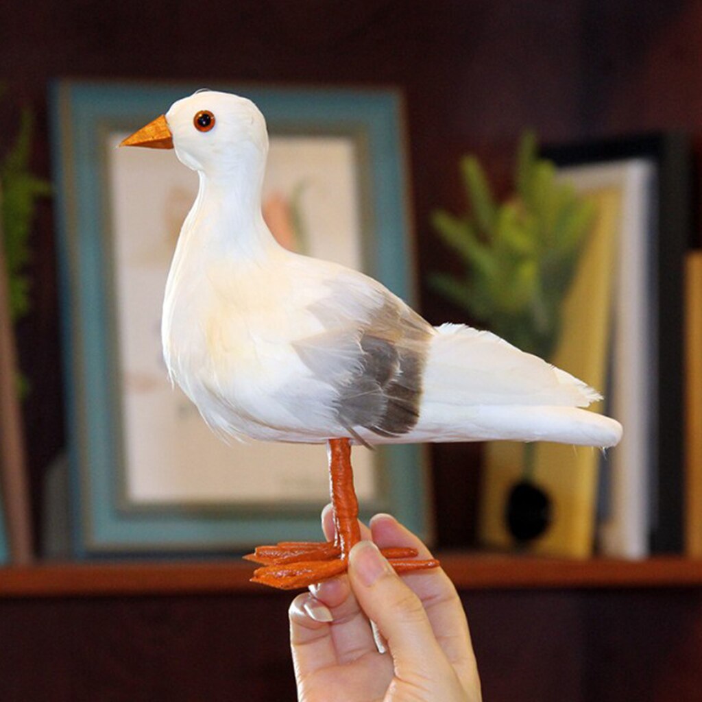 Simulated Seagull Artificial Bird Vivid Garden Hom... – Grandado