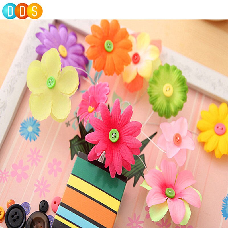 DIY 3D Button Bouquet Children Handmade Flowers Bu... – Grandado