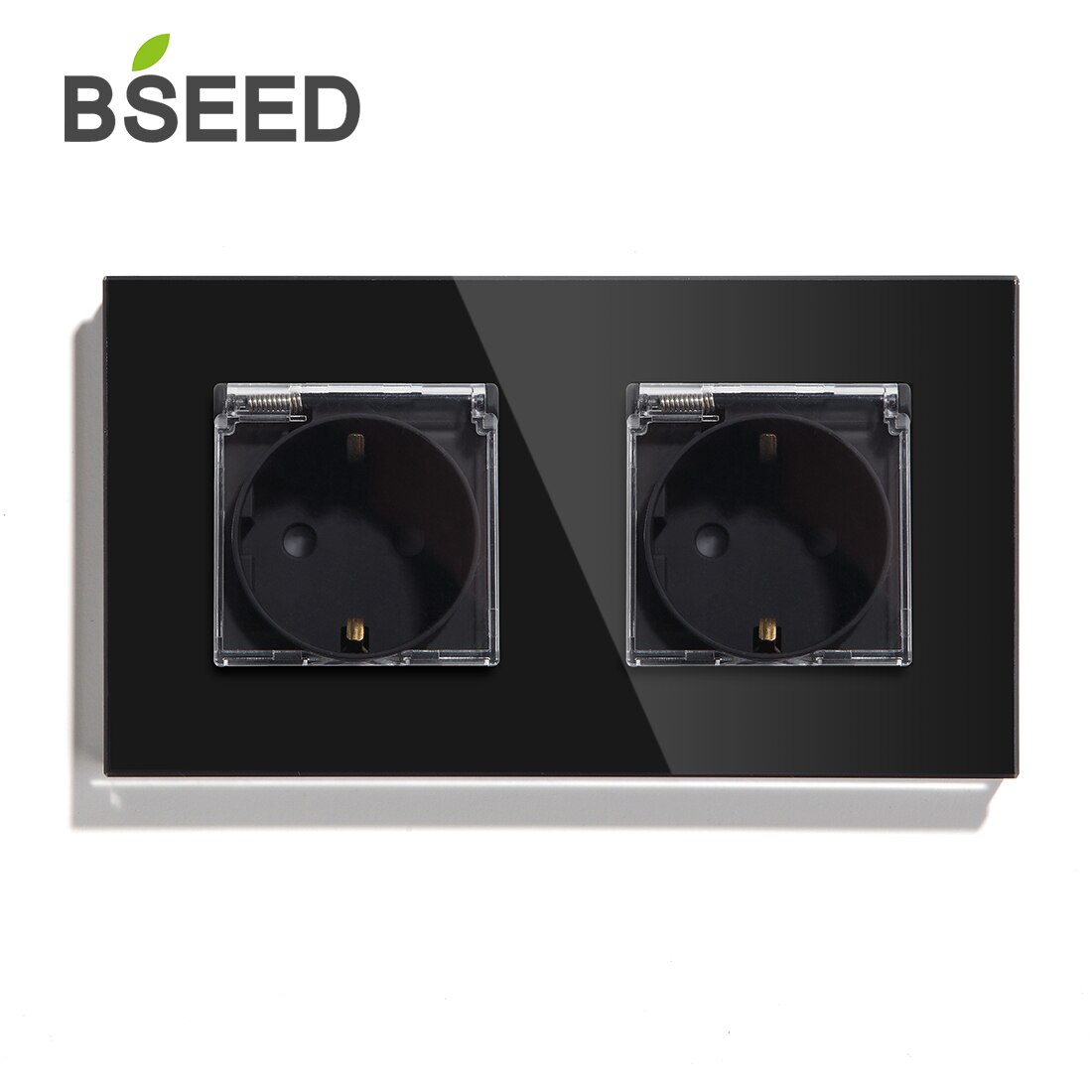 BSEED Waterproof EU Standard Wall Socket Double Cr... – Grandado