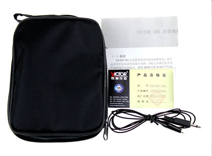 VICTOR VC 385 surface resistance tester, anti-stat... – Vicedeal