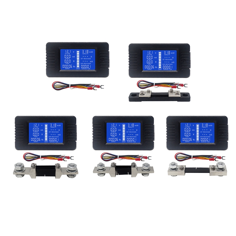 DC 0-200V Digital Voltmeter Ammeter Car Battery Te... – Grandado