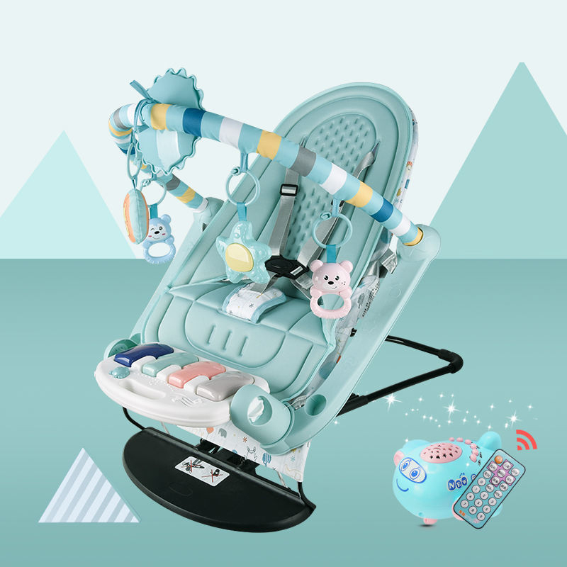 Newborn Baby Electric Rocking Chair Toy Fitness Fr... – Grandado