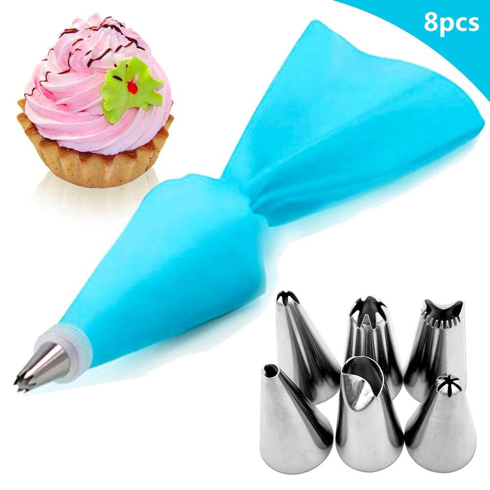 8/26Pcs Reusable Icing Piping Nozzles Set Pastry B... – Grandado