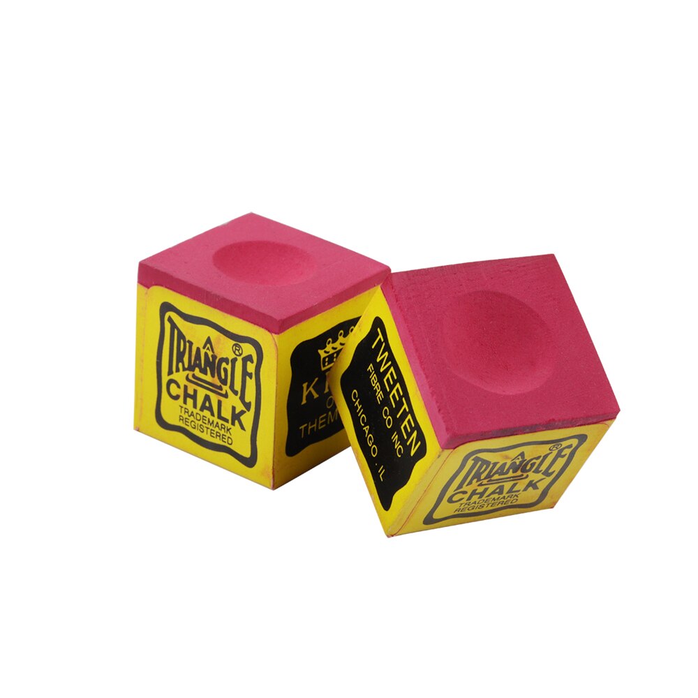 Triangle Chalk Billiard Chalk with Box Red Green B... – Grandado