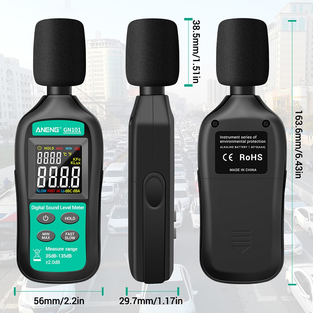 GN101 Digital Multimeter Messung 35-135 db Intelli... – Vicedeal
