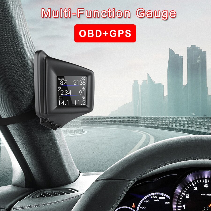 OBD GPS Dual System Head-up Display Car Digital Hu... – Vicedeal