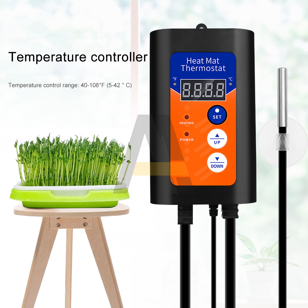 Digital Heat Mat Thermostat 1000W 120V 220V-250V T... – Vicedeal