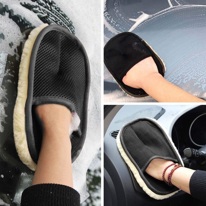 Car Cleaning Glove Mit Wash Wax Mitten Car Home Du... – Vicedeal