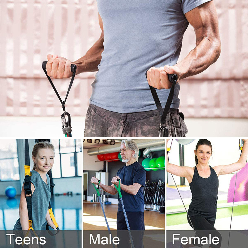 Anti-slip Gym Handle Cable Bar for Fitness Crossov... – Grandado