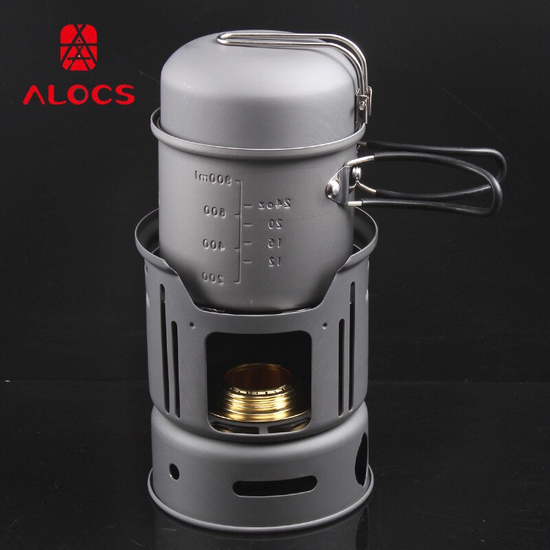 ALOCS 1~2 Persons Outdoor Camping Cooking Set Port... – Grandado