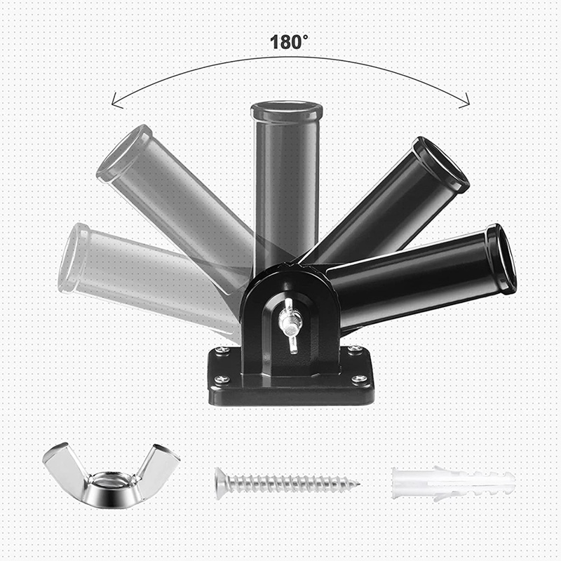 Flag Pole Holder Mounting Bracket Adjustable Flagp... – Vicedeal