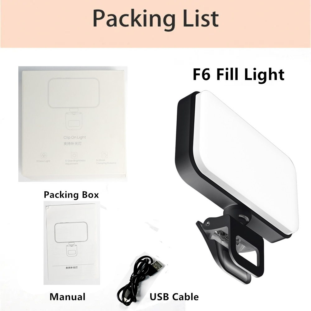 Laptop Selfie Light Clip-on LED Light for Phone Ta... – Grandado