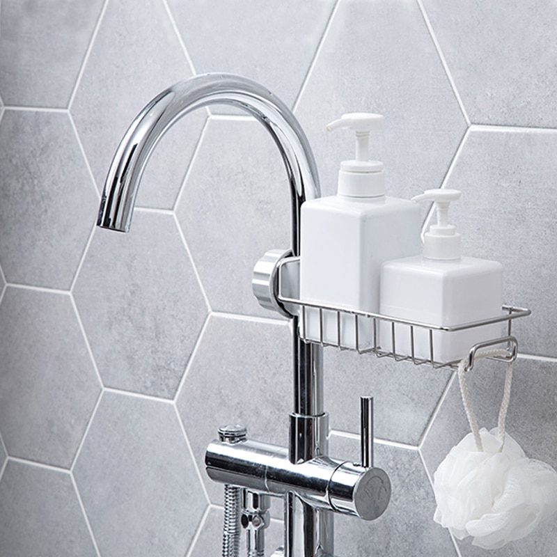 Kitchen Stainless Steel Faucet Storage Racks Adjus... – Vicedeal