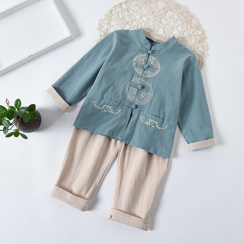 Hanfu boys Chinese style Hanfu baby Tang suit chil... – Grandado