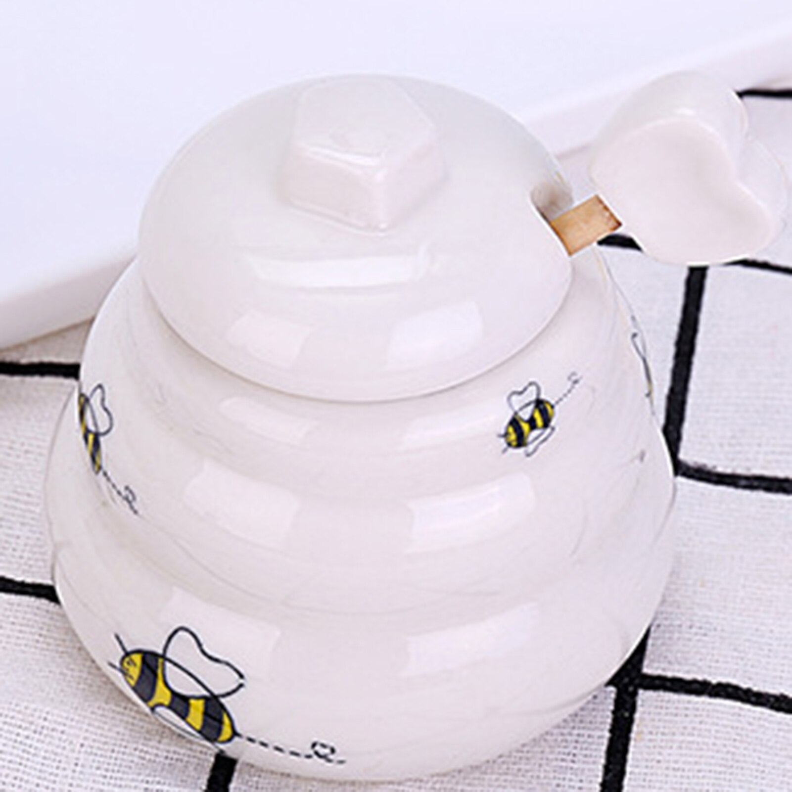 Kitchen Jar Honey Pot Mini Ceramic Honey Pot With ... – Grandado