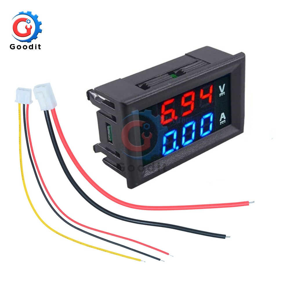Dual Led Display Mini Digitale Voltmeter Ampèremet... – Grandado