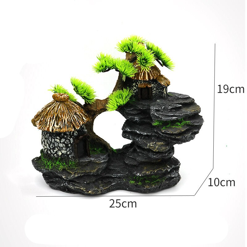 Artificial Aquarium Fish Tank Decoration Large Roc... – Grandado