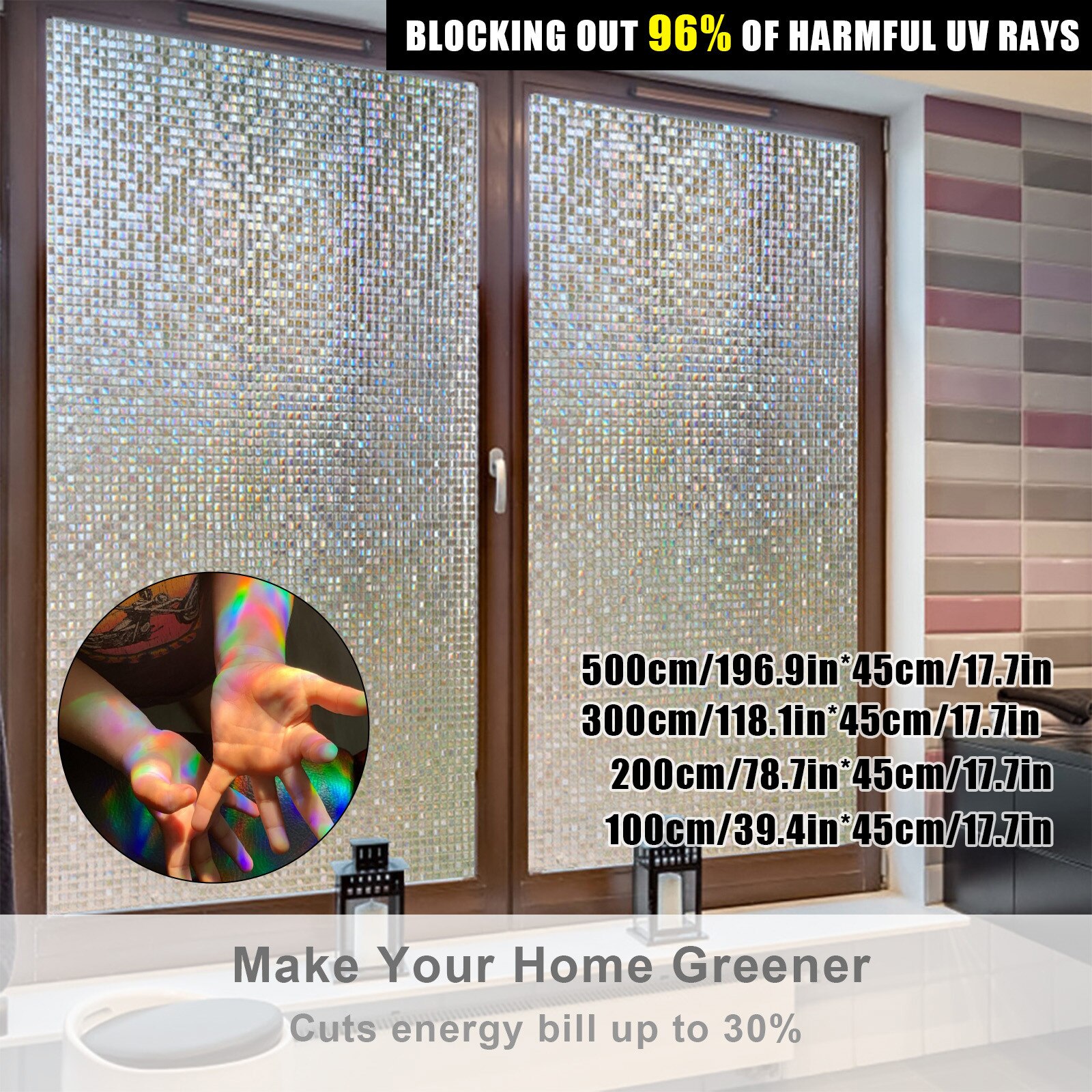 Colorful opaque window film for privacy protection... – Vicedeal