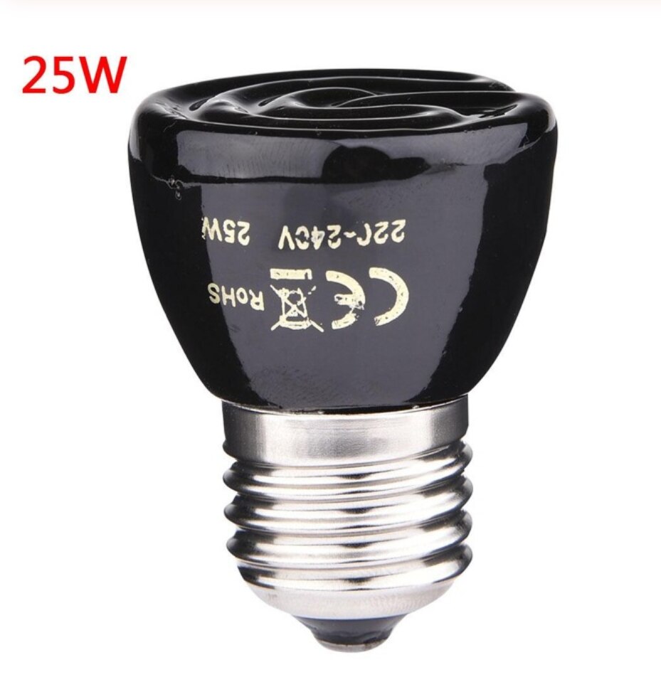 25w/50w/75w/100w e27 keramiska husdjur värmelampa ... – Grandado