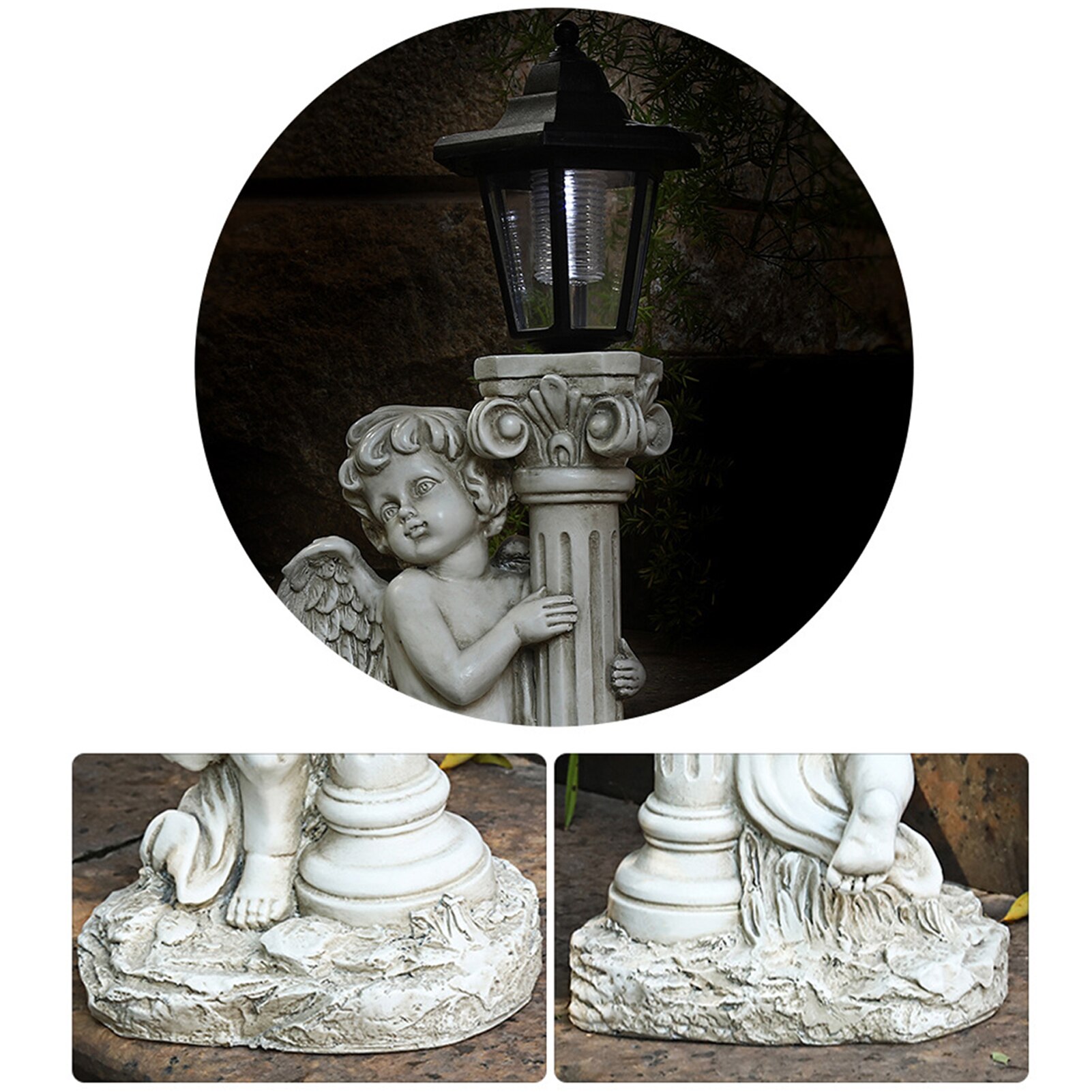 Antique Angel Garden Decoration Resin Ornamentsind... – Grandado