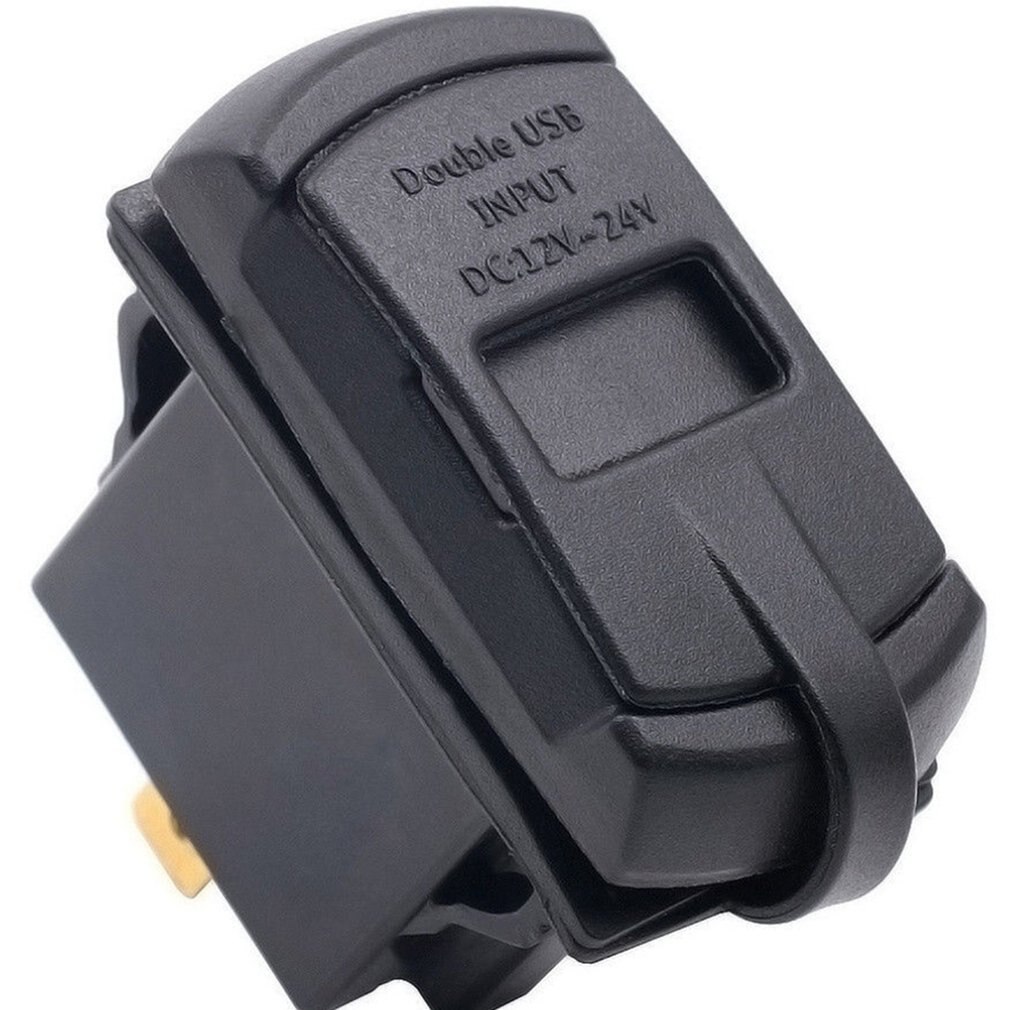 Holdbar 12v dobbelt usb bil motorcykel cigarettænd... – Grandado