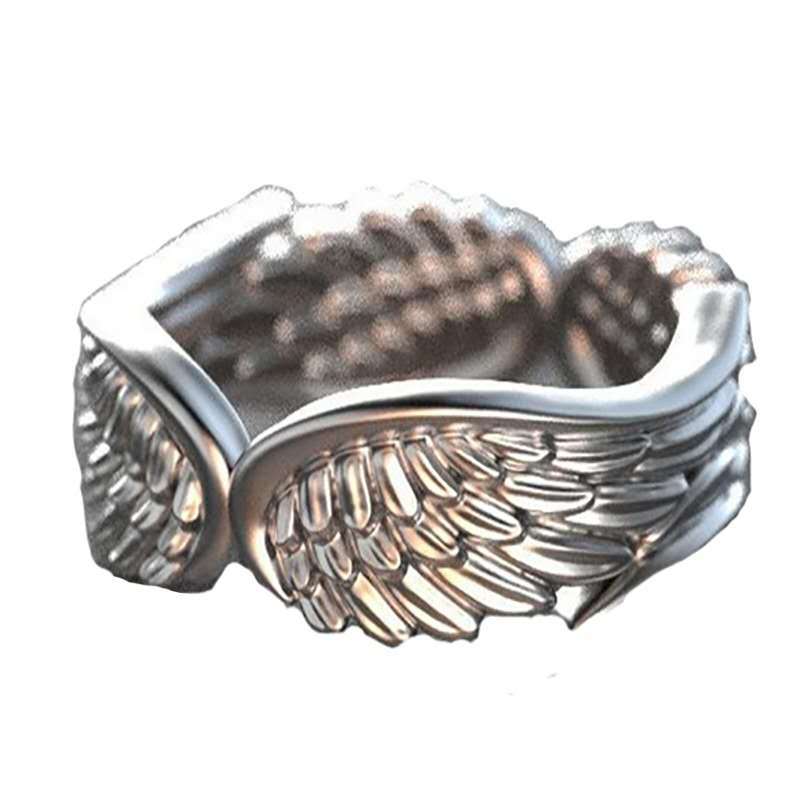 Fairy Wing Feather Wing Ring Ladies Hands Embracin... – Vicedeal