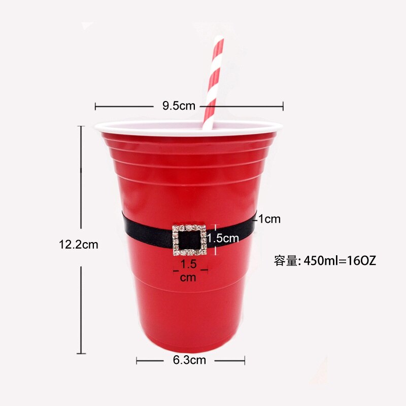 6PCS/SET Household Christmas Party Beer Pong Red S... – Grandado