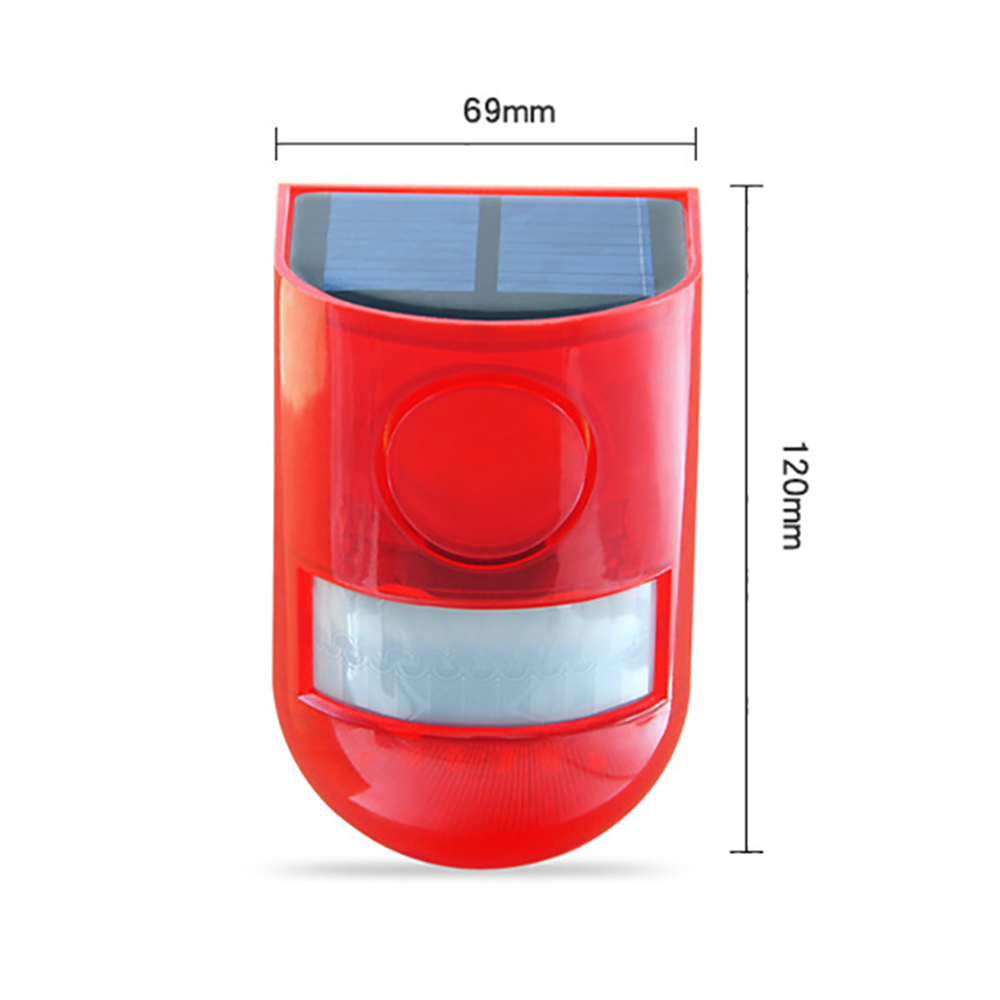 Solar Sound Alert Flash Warning Sound & Light Alar... – Grandado